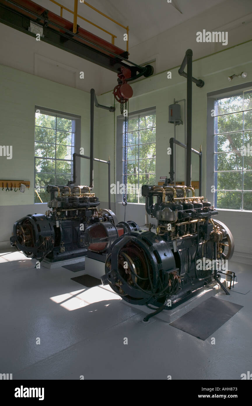 Original General Electric DC generators in powerhouse on Erie Canal ...