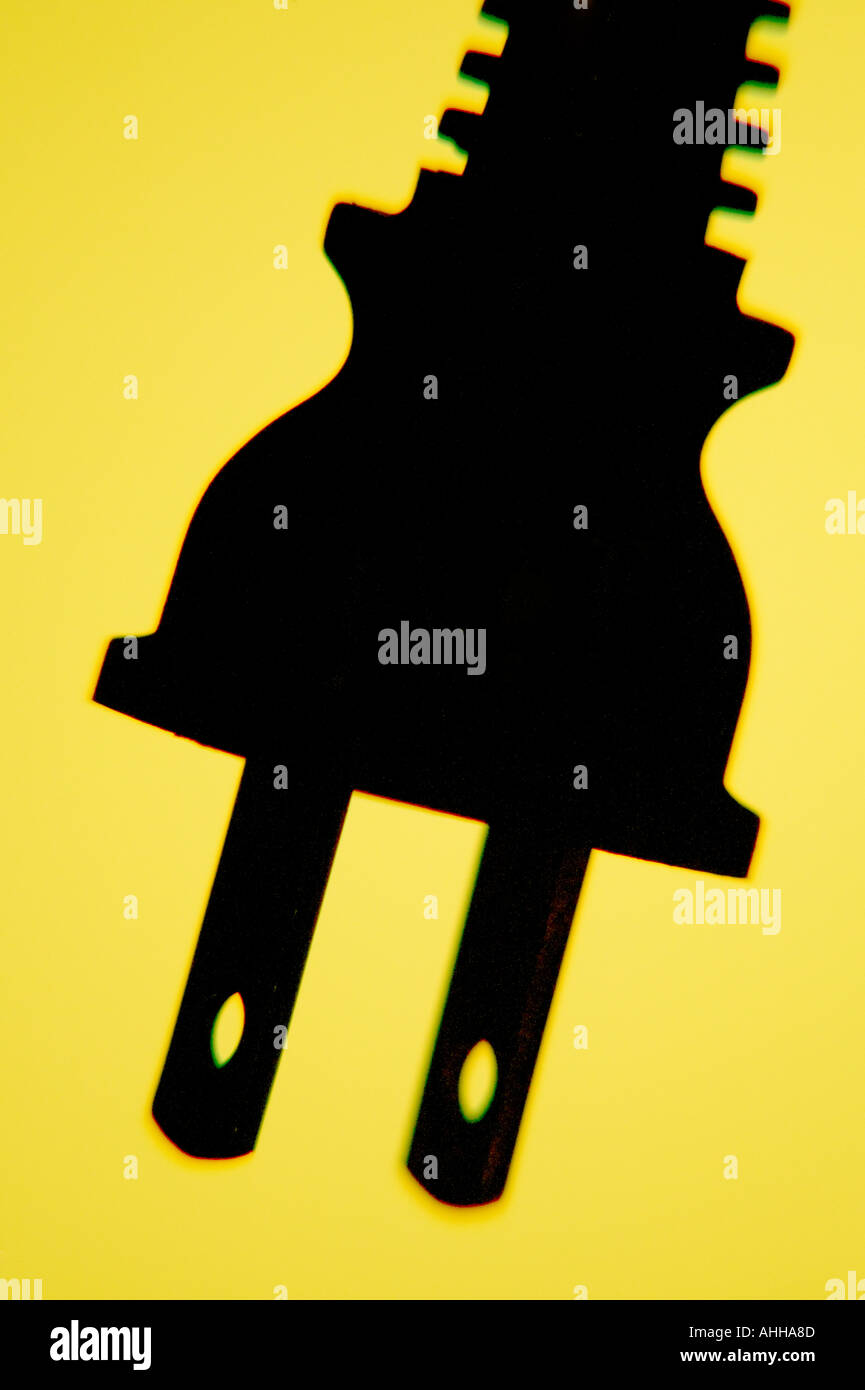 An electrical two prong plug Stock Photo - Alamy