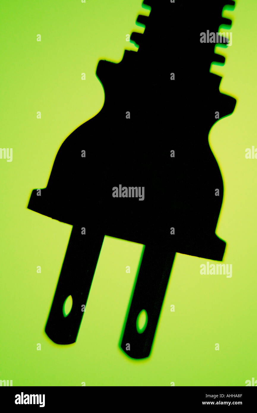 An electrical two prong plug Stock Photo - Alamy