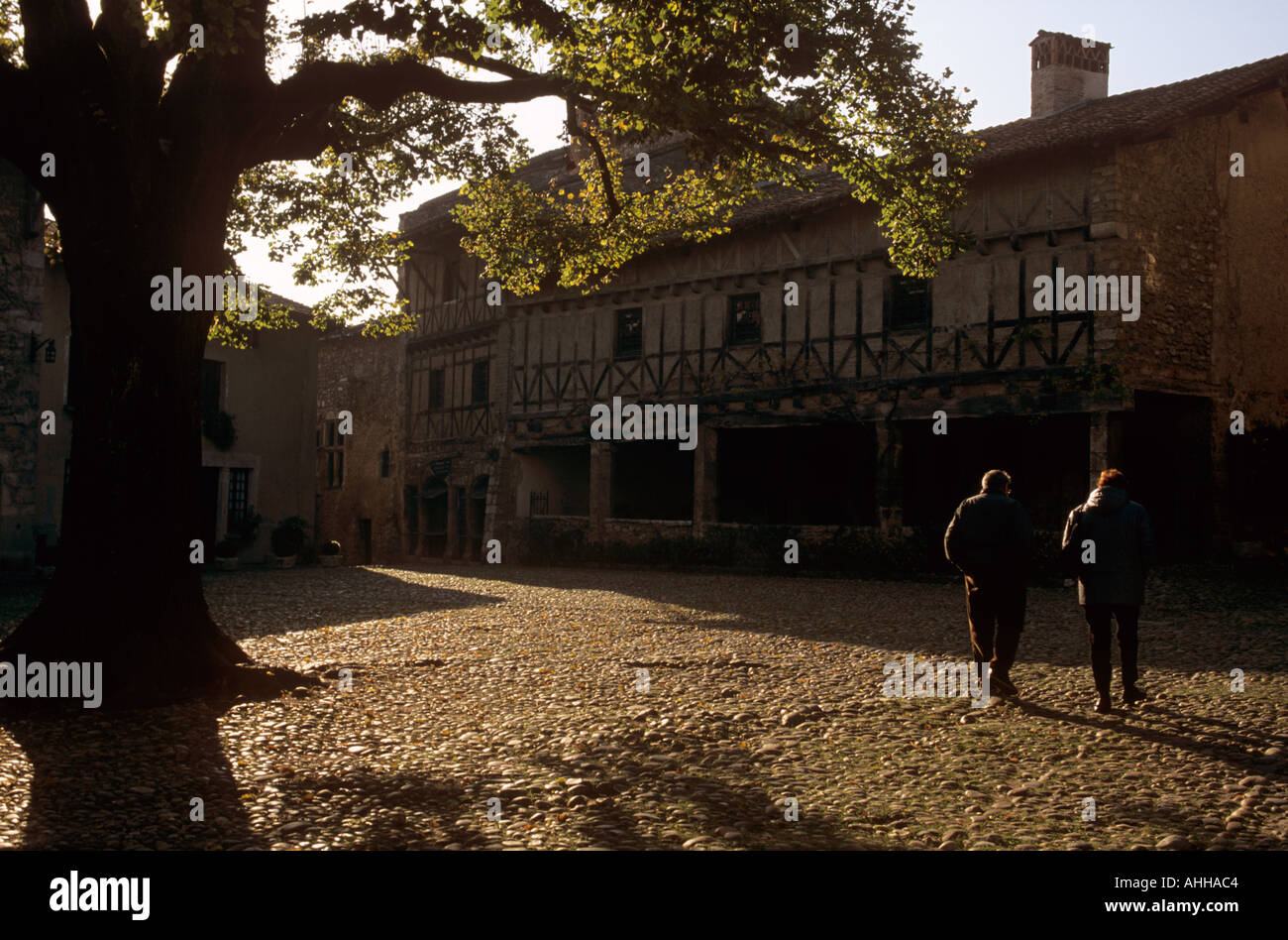 Perouges and france and tree hi-res stock photography and images - Alamy