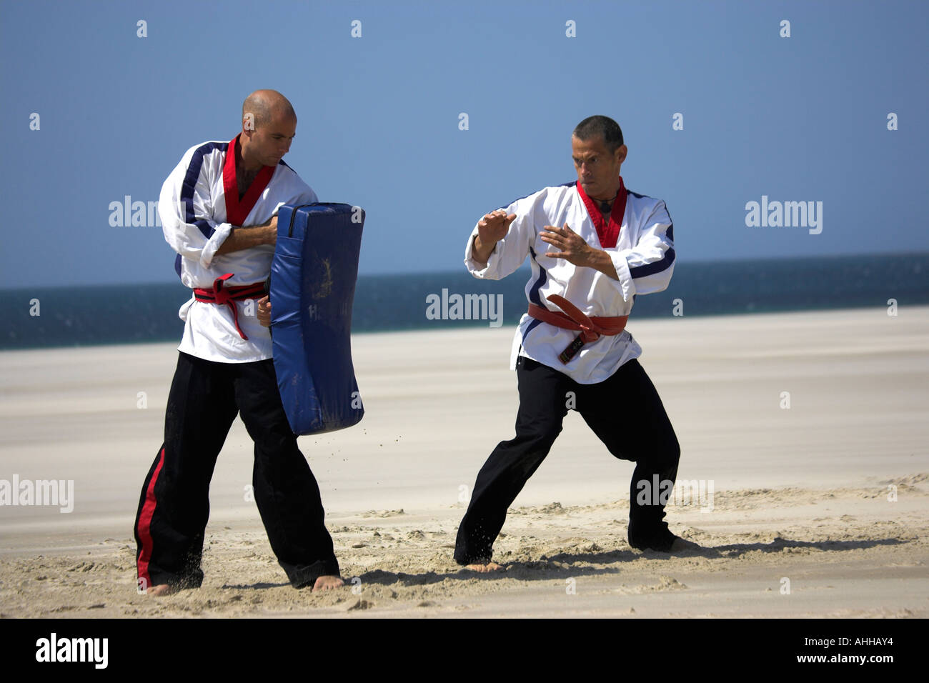 Free Style Beach Karate Jersey ,Channel Islands UK on Five Mile Beach ...