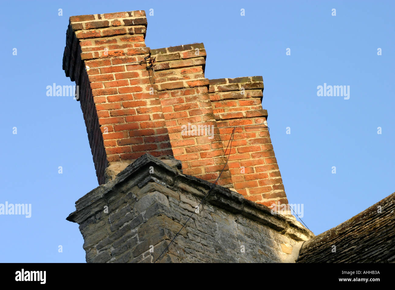 Diamond brick smoke stacks Stock Photo - Alamy