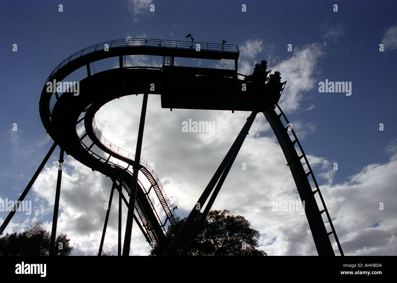 The Nemesis roller coaster at Alton Towers Stock Photo - Alamy