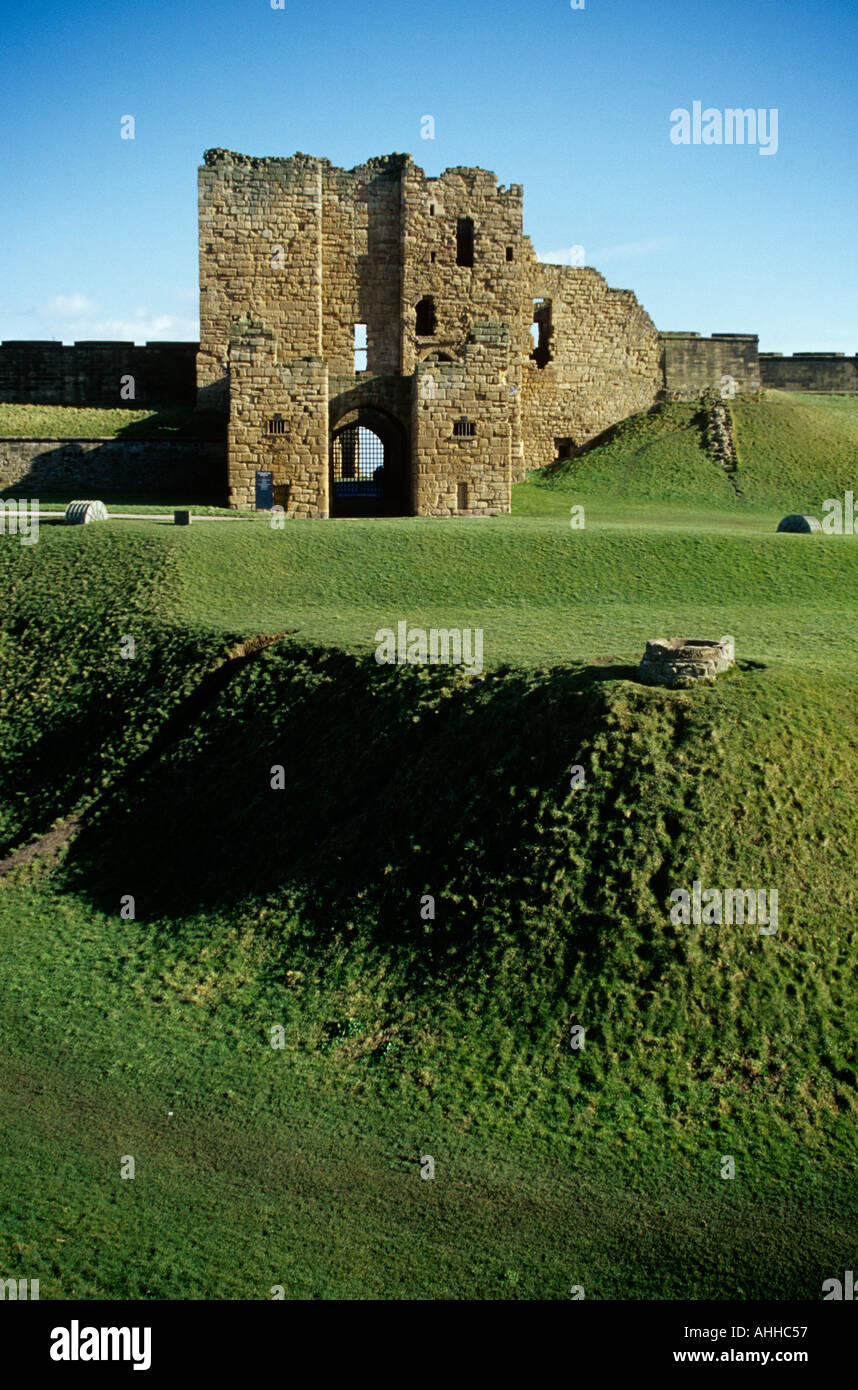 Tynemouth priory Tyne and Wear England UK Stock Photo - Alamy