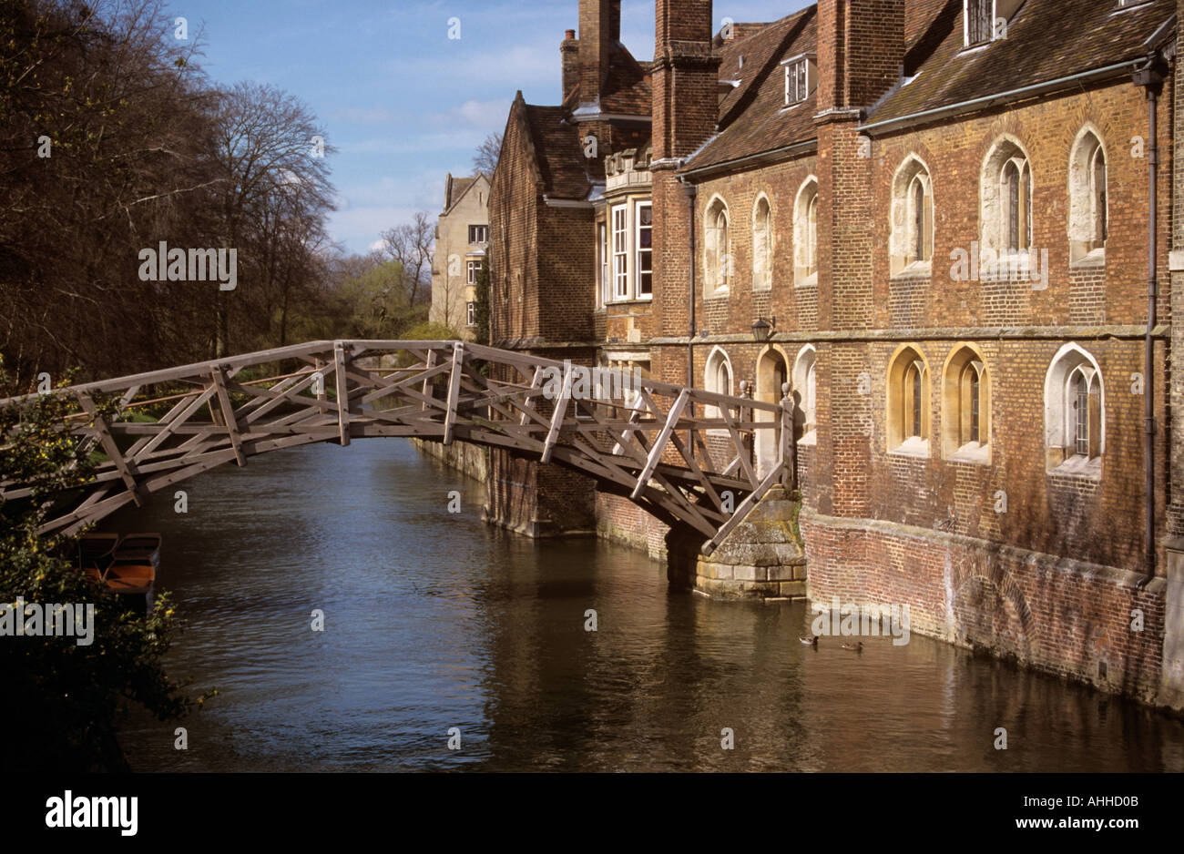 Mathematical bridge Cambridge England UK Stock Photo - Alamy
