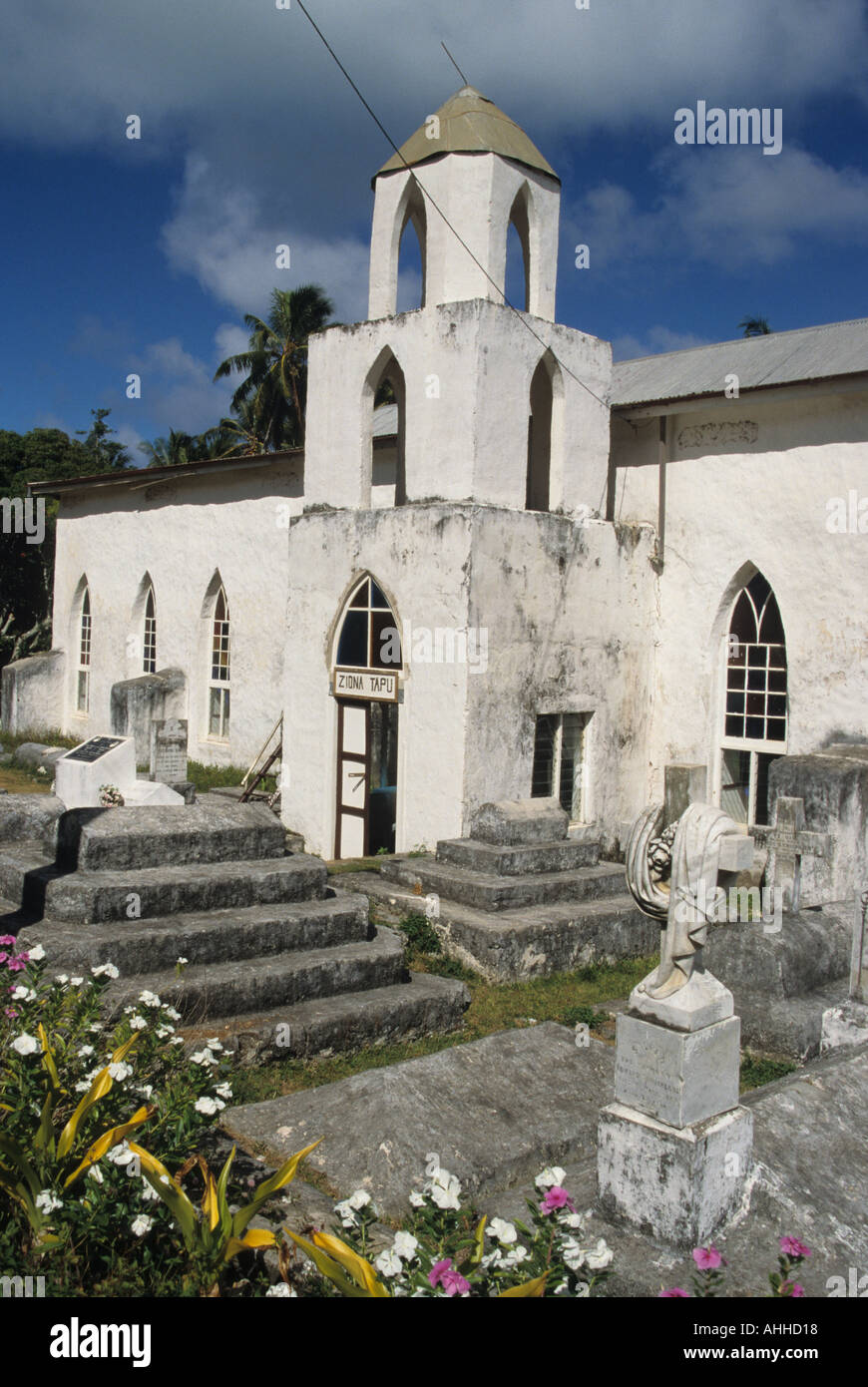 Cook Islands Aitutaki Church High Resolution Stock Photography and ...