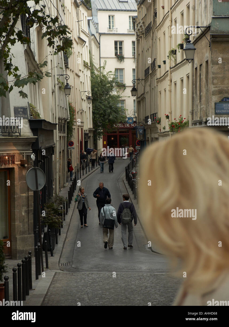 Long Narrow Street Paris High Resolution Stock Photography and Images ...