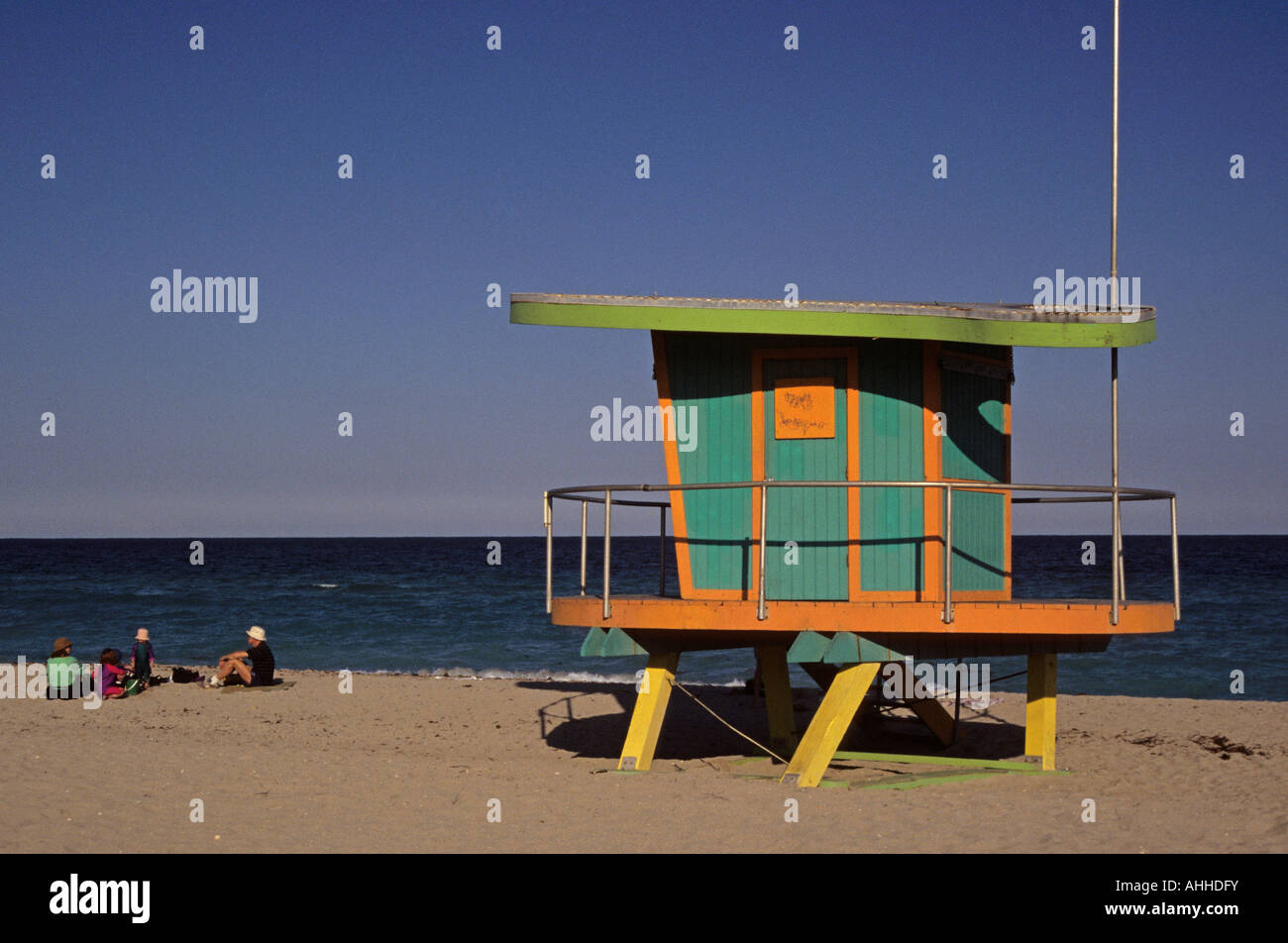 Florida miami beach security guard hi-res stock photography and images ...