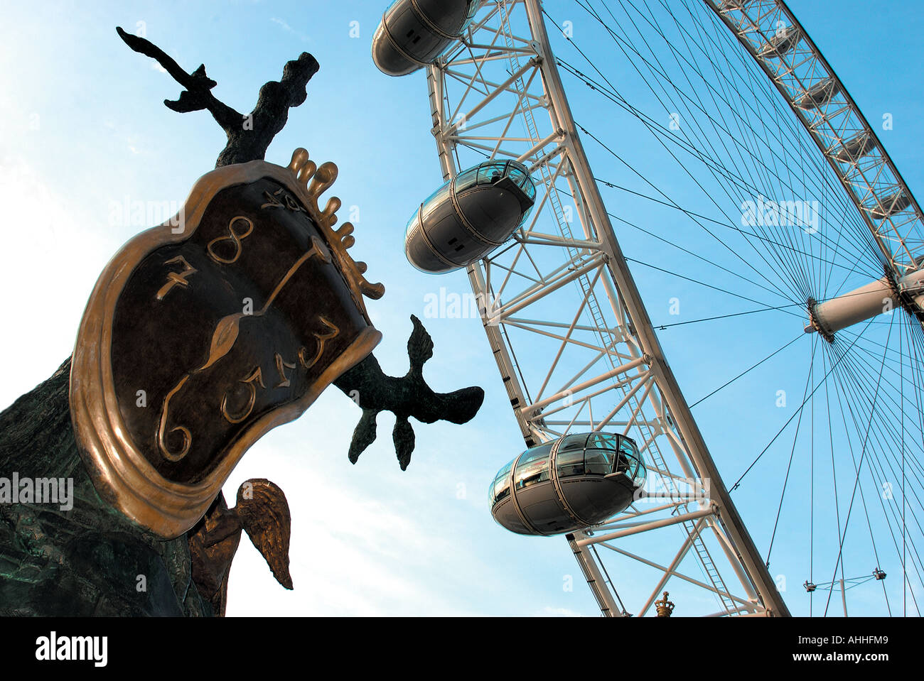 Salvador dali clock sculpture hi-res stock photography and images - Alamy