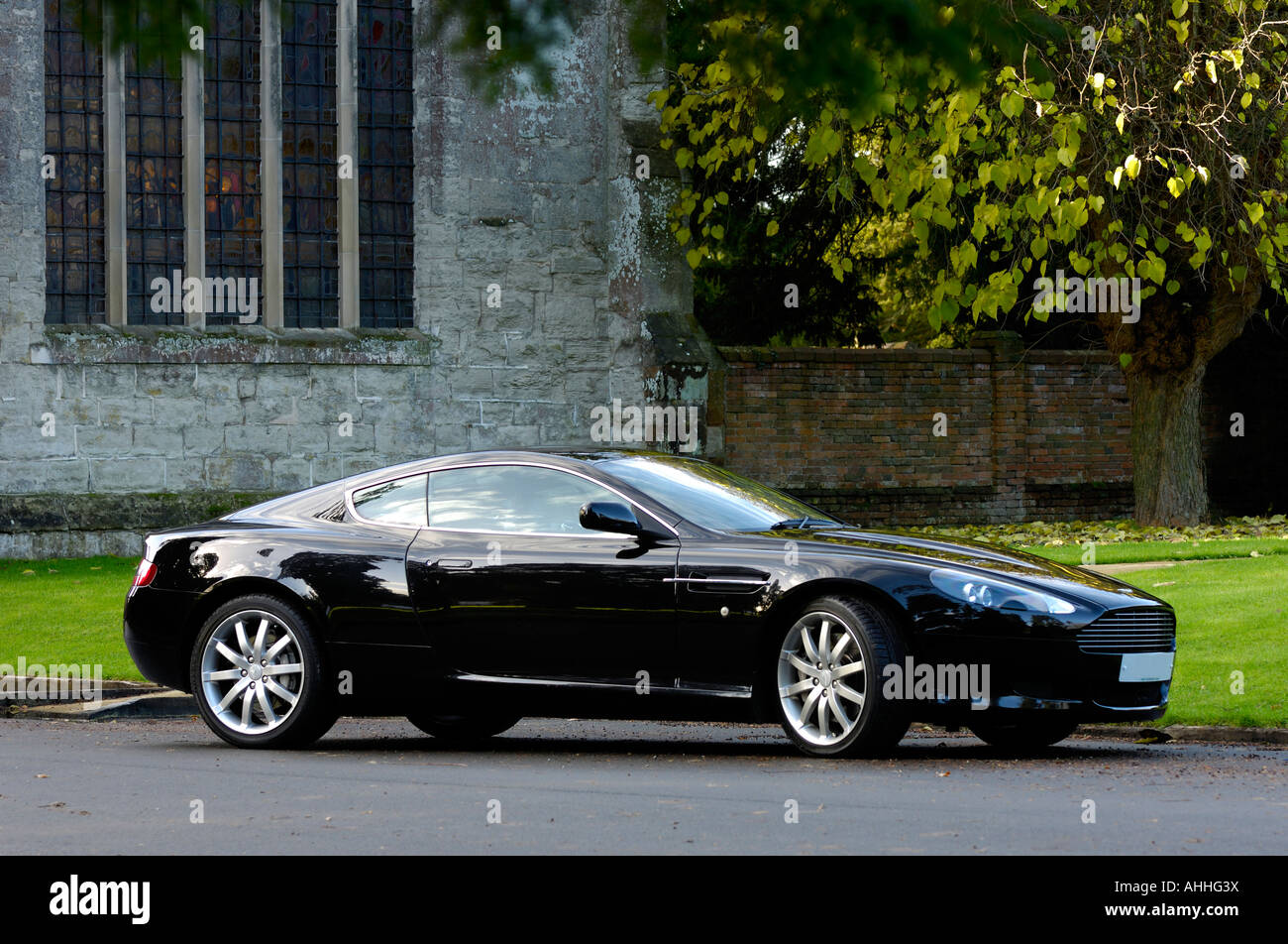 Aston martin db9 side view hi-res stock photography and images - Alamy