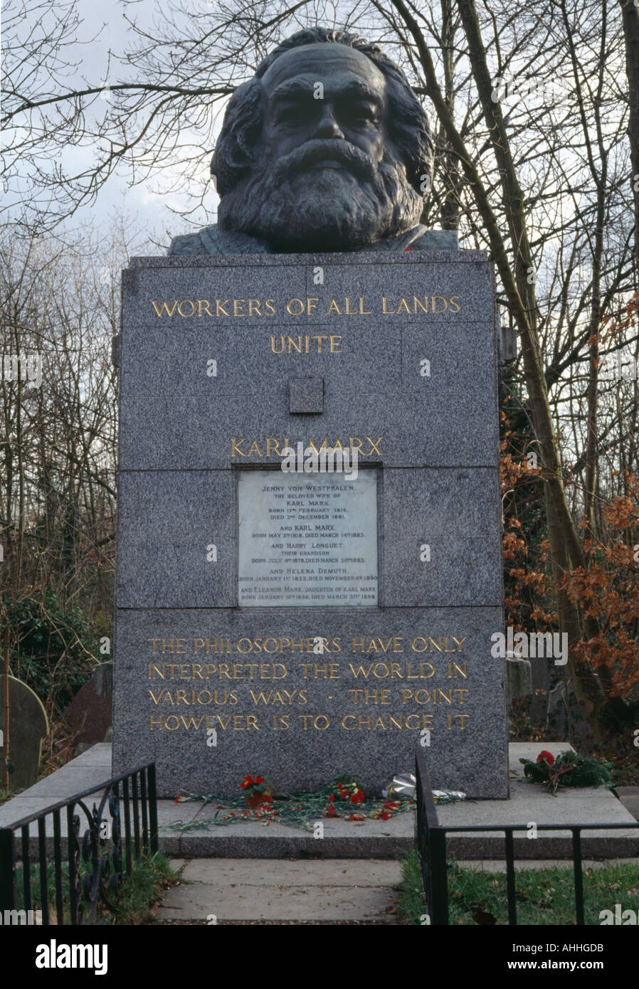 Karl marxs grave hi-res stock photography and images - Alamy