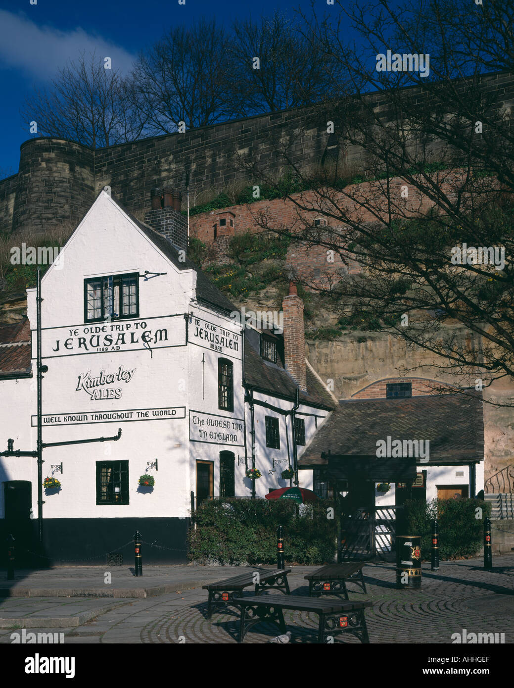 Ye Olde Trip To Jerusalem, Nottingham, 1189. Oldest Inn in England ...
