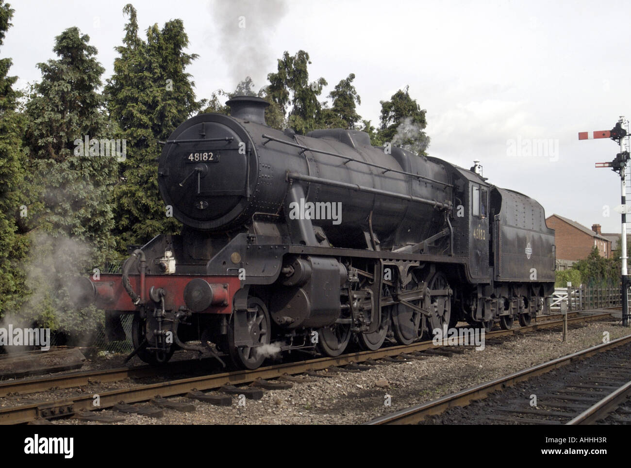 steam train no.48182, United Kingdom, England, Leicestershire Stock ...