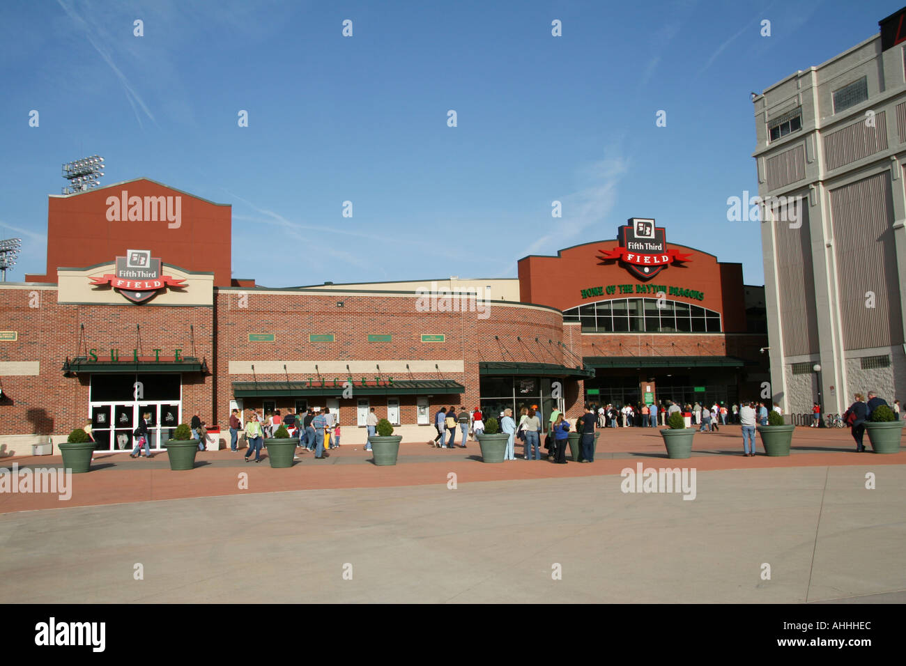 Entrance To Fifth Third Field in Dayton Ohio USA Home of the The Dayton ...