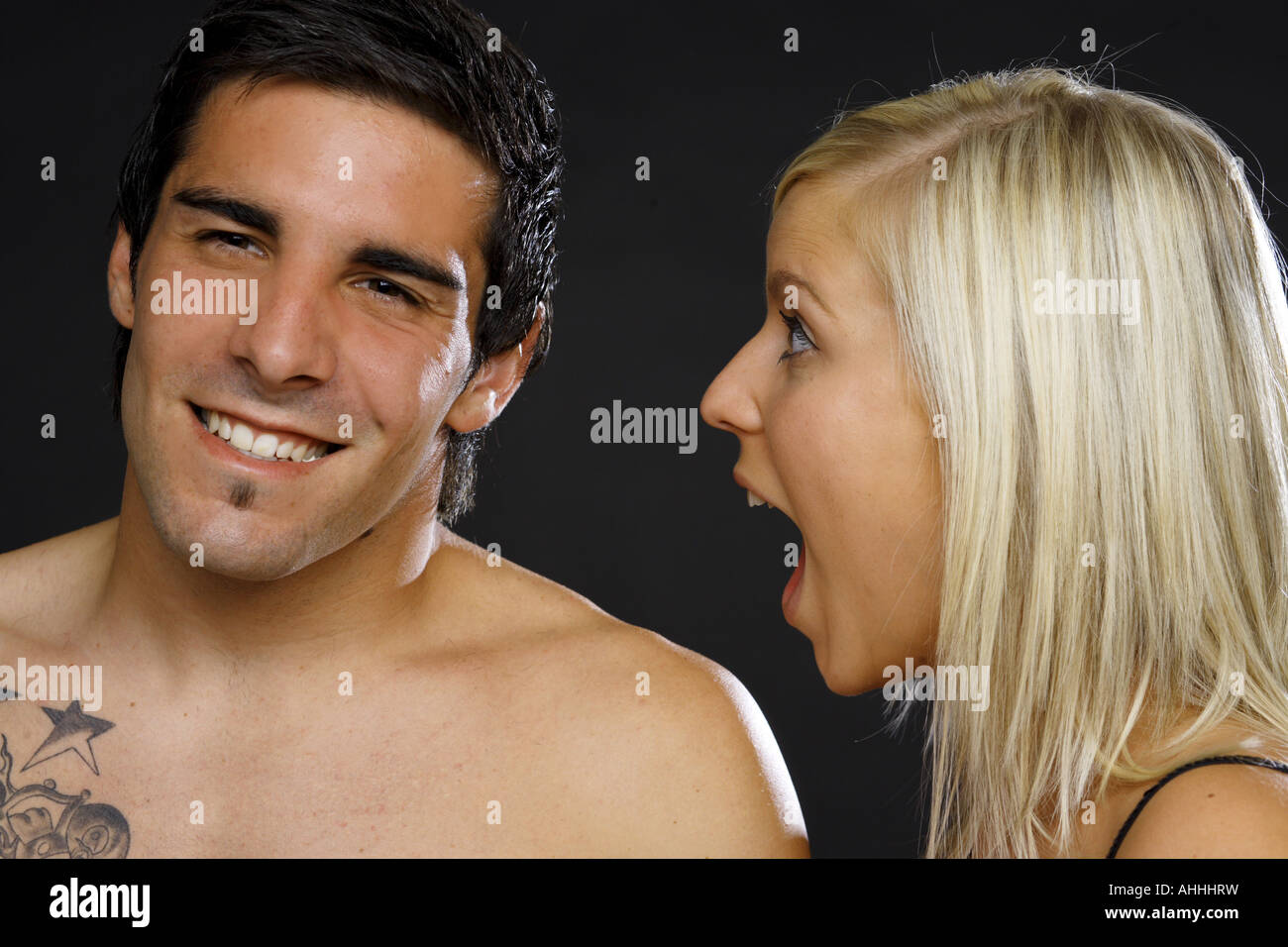 Bantering hi-res stock photography and images - Alamy
