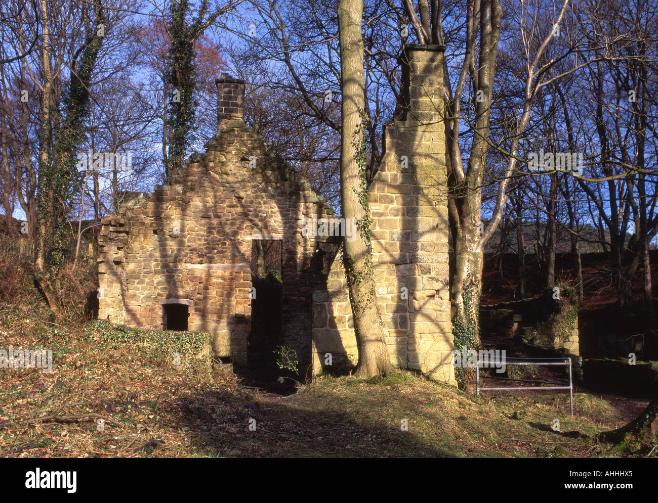Arkwright Mill, Lumsdale, Matlock, Derbyshire, England Stock Photo - Alamy