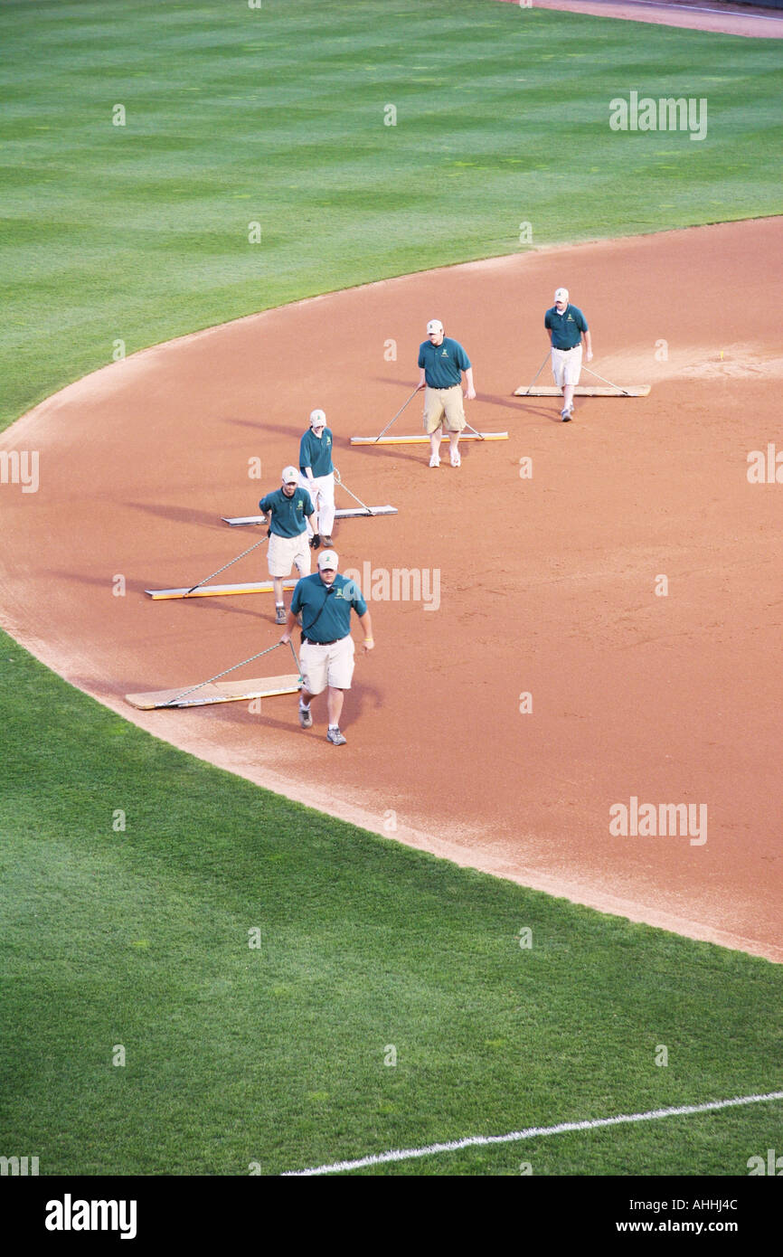 Grounds crew stadium hi-res stock photography and images - Alamy