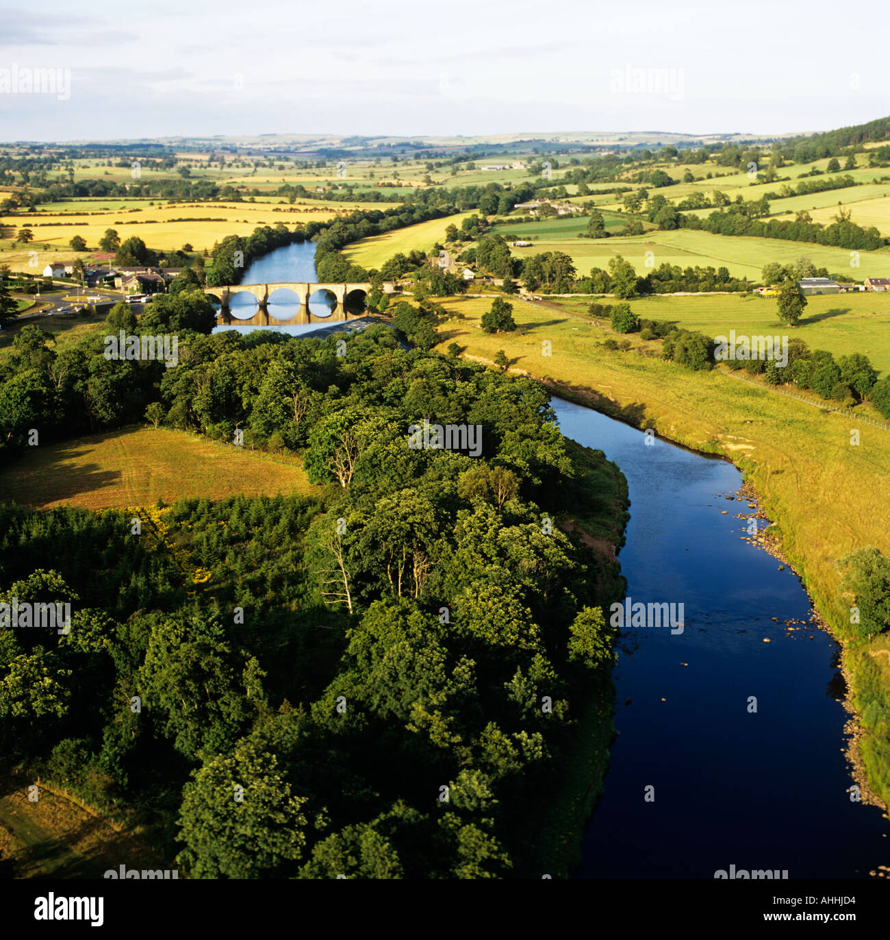 Aerial photography northumberland hi-res stock photography and images ...