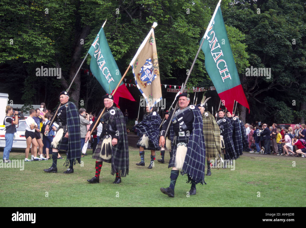 Lonach Highlanders Scotland Stock Photo - Alamy