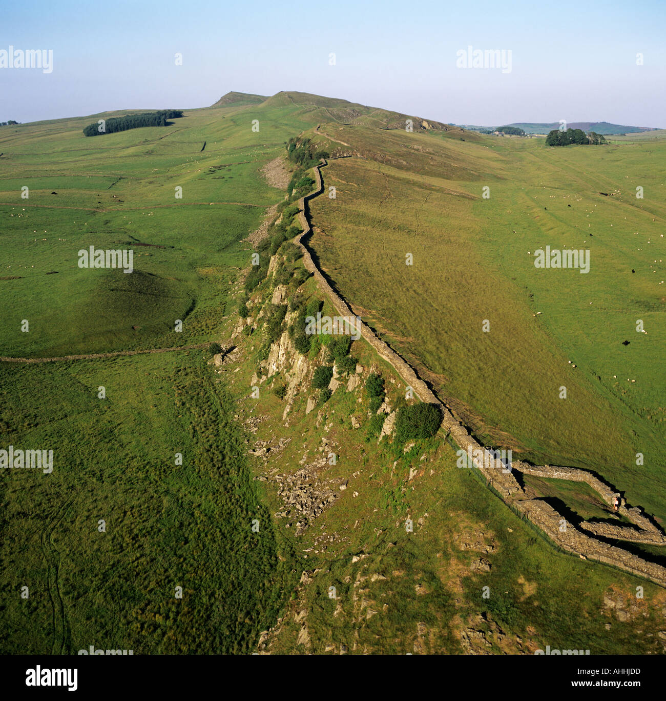 Cawfields hadrian wall vallum hi-res stock photography and images - Alamy