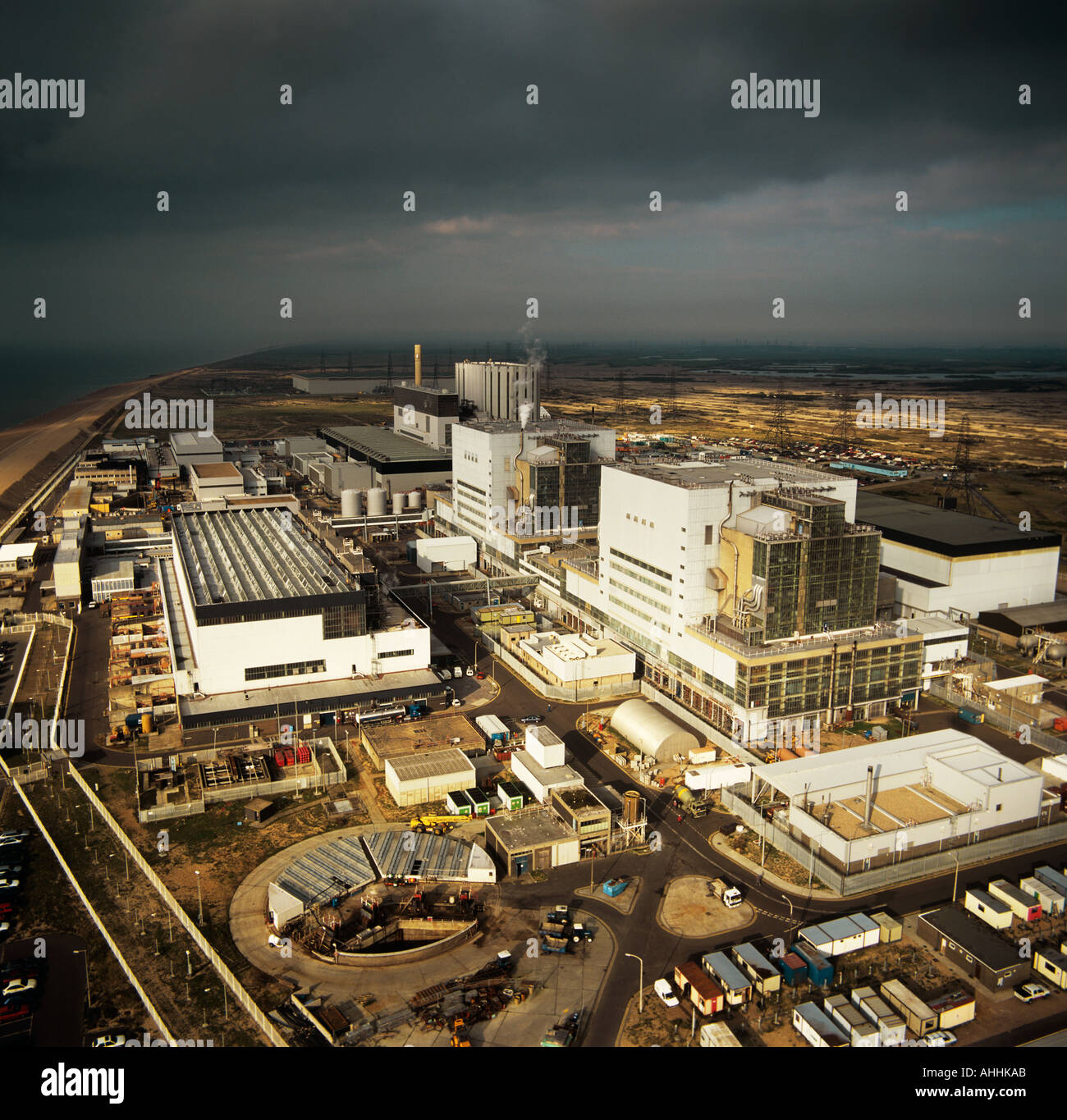 Dungeness Nuclear Power Station Kent UK aerial view Stock Photo - Alamy