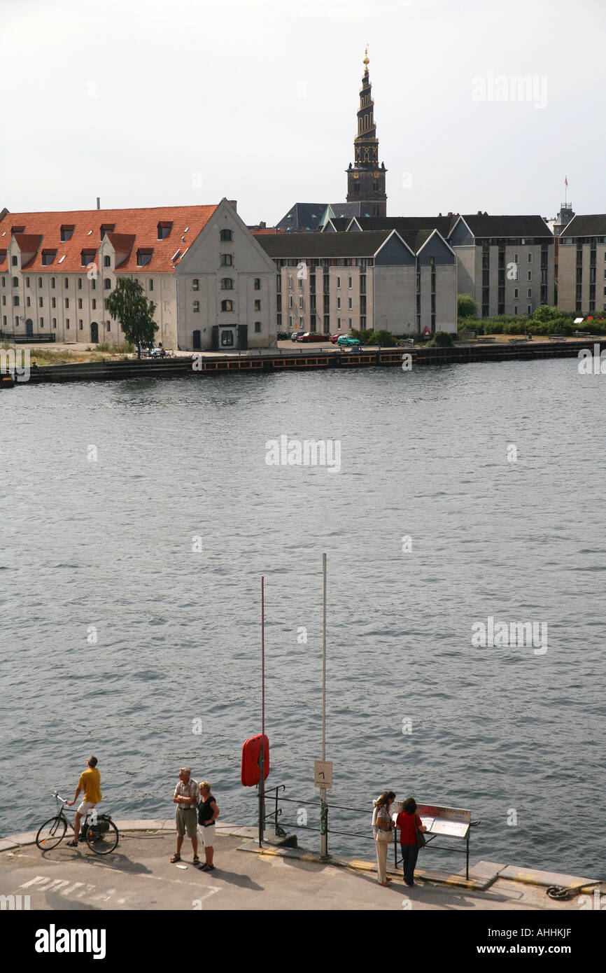 Riverside in Denmark, Copenhagen Stock Photo - Alamy
