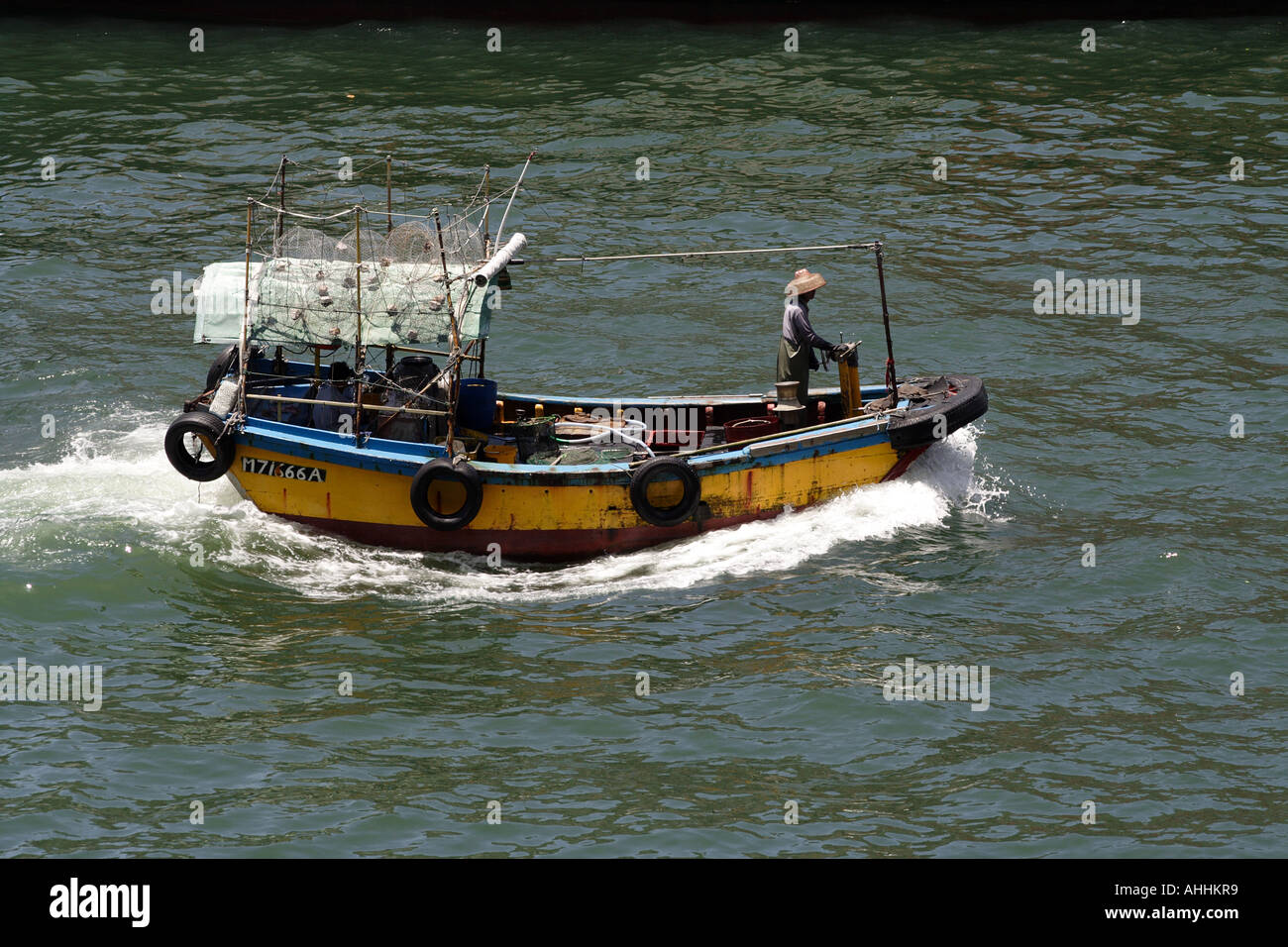 Sampans, or Small Traditional Style Boats are a Common Site around Hong ...