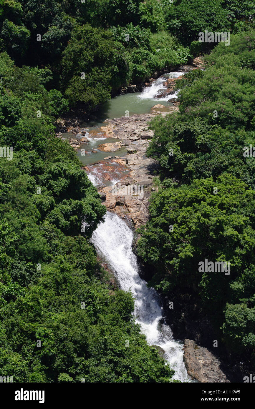 Waterfall Surrounded by Trees, Aberdeen, Hong Kong, China Stock Photo - Alamy