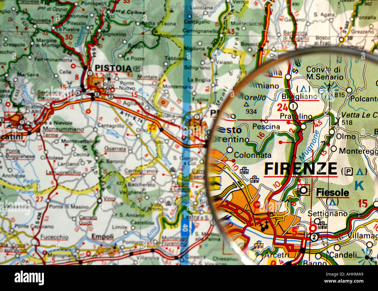 Florence ancient map hi-res stock photography and images - Alamy