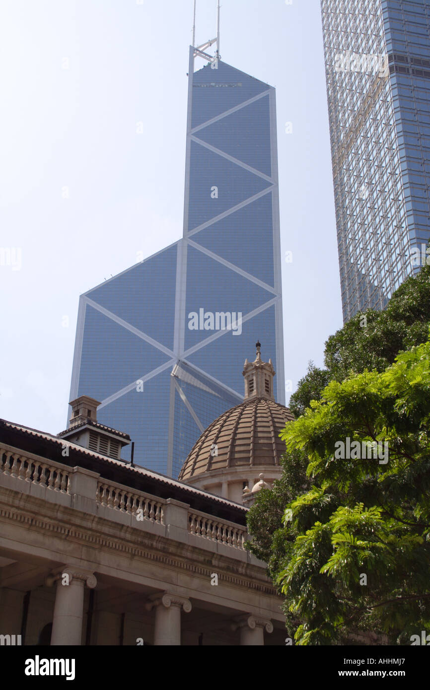 Legco or the British Colonial Legislative Council Building and Bank of ...