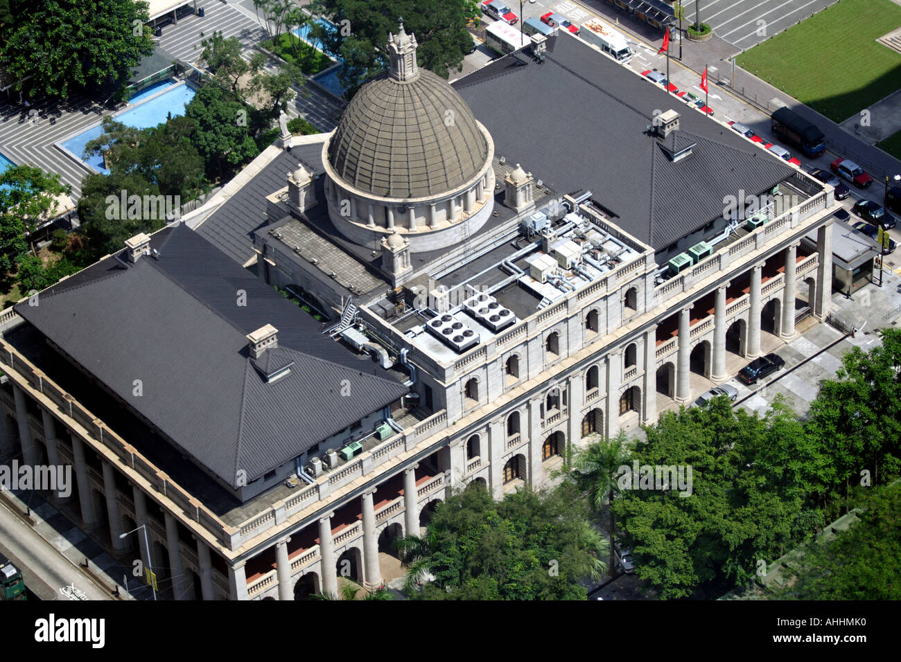 Legco or the British Colonial Legislative Council Building, Hong Kong ...