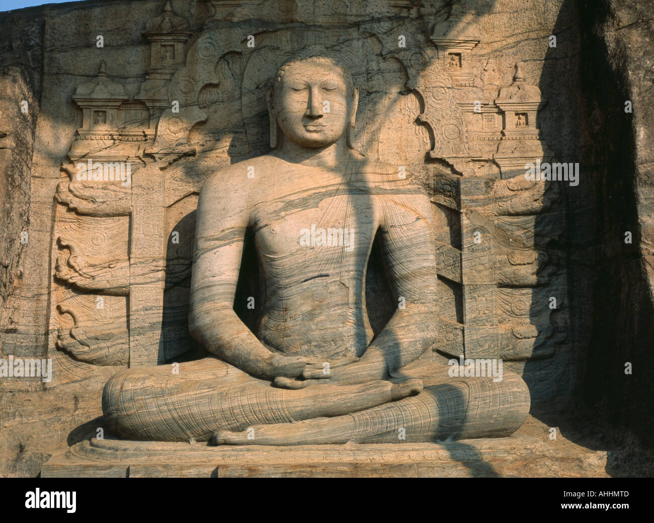 SRI LANKA South Asia Polonnaruwa Gal Vihara Theravada Buddhist Stone ...