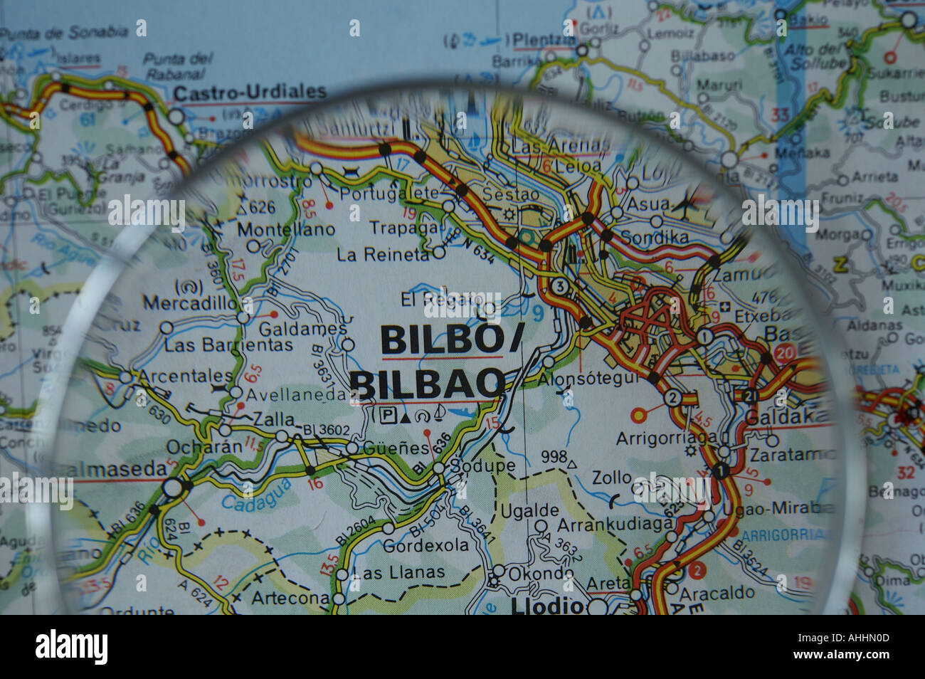 Bilbo map hi-res stock photography and images - Alamy