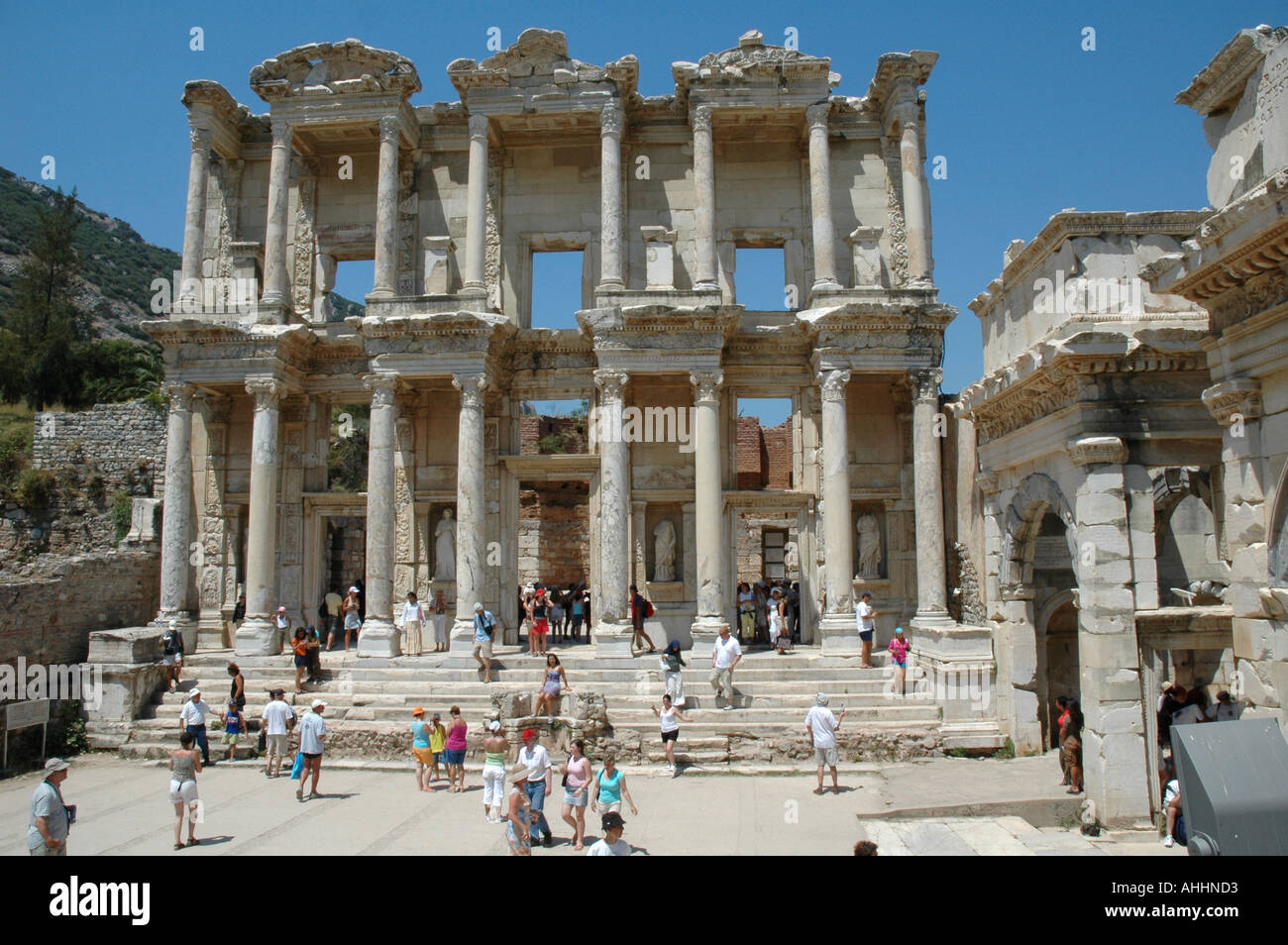 The Library of Selsus in the ancient christian city of Ephesus Turkey ...