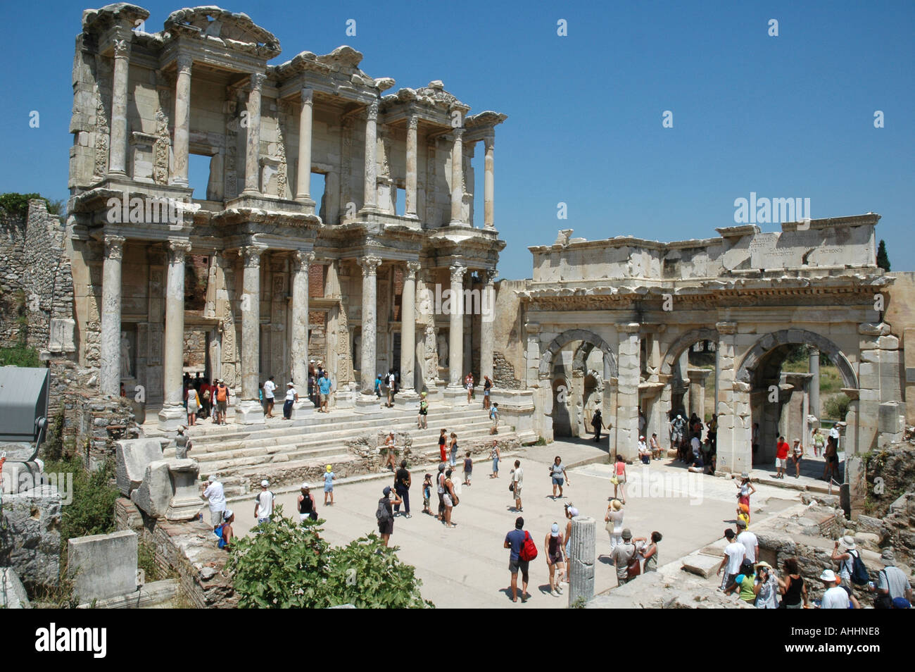 The Library of Selsus in the ancient christian city of Ephesus Turkey ...