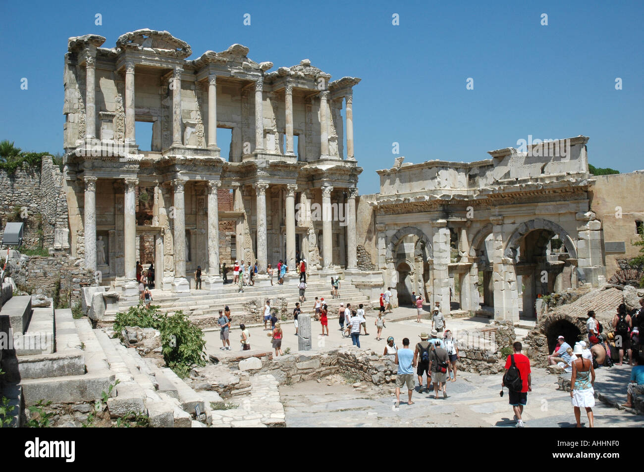 The Library of Selsus - Celsus - in the ancient christian city of ...