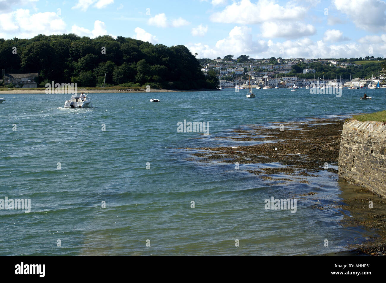 Place House Cellars beach St Anthony in Roseland Cornwall Stock Photo ...