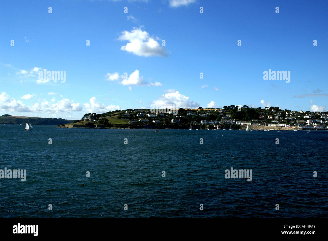 St Mawes harbour Gerrans Cornwall Stock Photo - Alamy