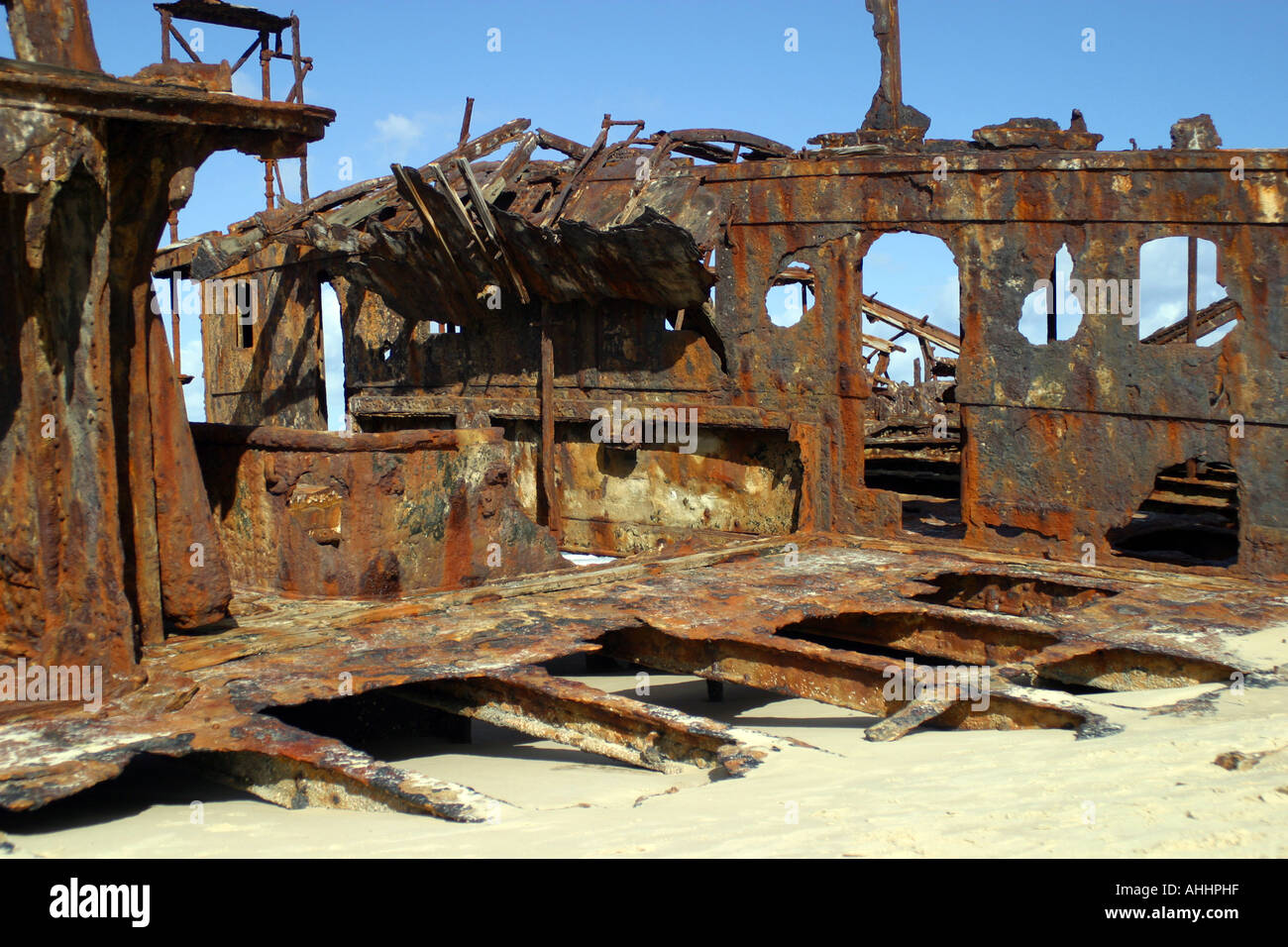 SS Maheno Shipwreck Fraser Island Australia Stock Photo - Alamy