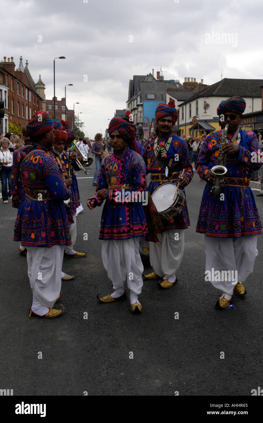 Indian Band at the Carnival Stock Photo - Alamy