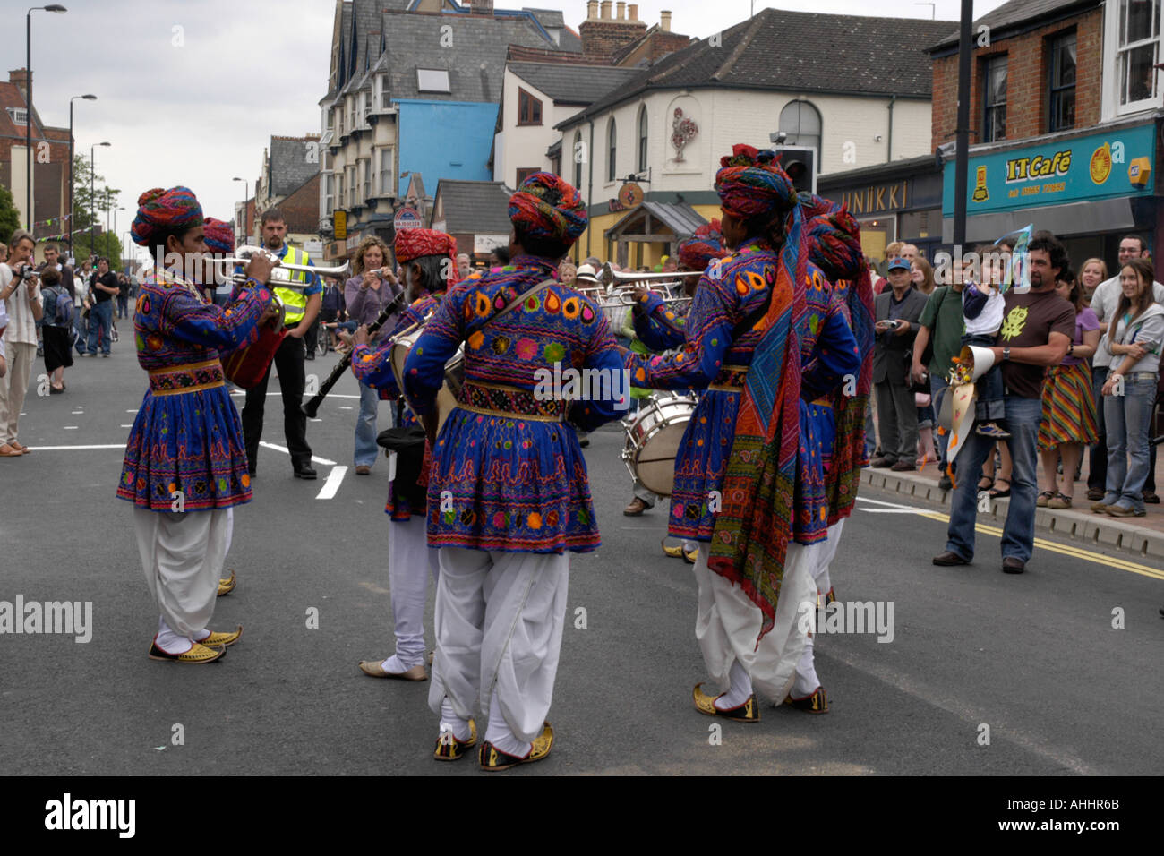 Indian Band at the Carnival Stock Photo - Alamy