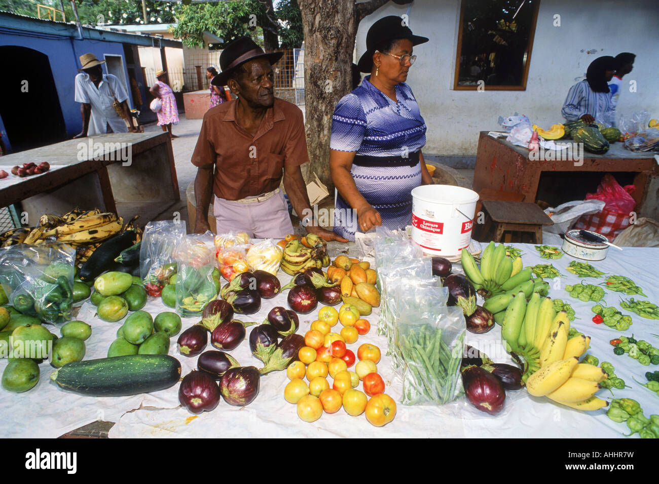 Tropical fruits mahe seychelles hi-res stock photography and images - Alamy