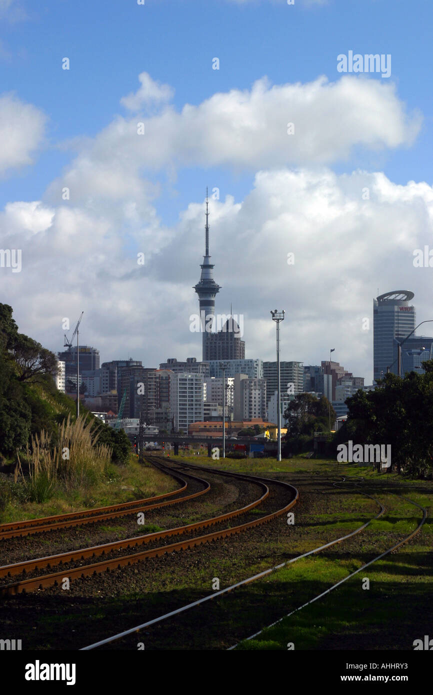 Auckland New Zealand Train Tracks Stock Photo - Alamy