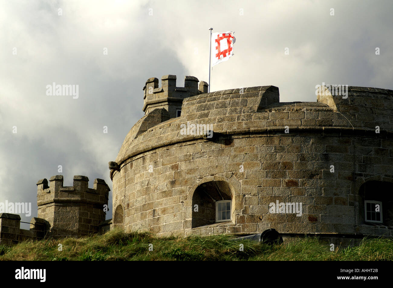 Coastal defence carrick roads cornwall hi-res stock photography and ...