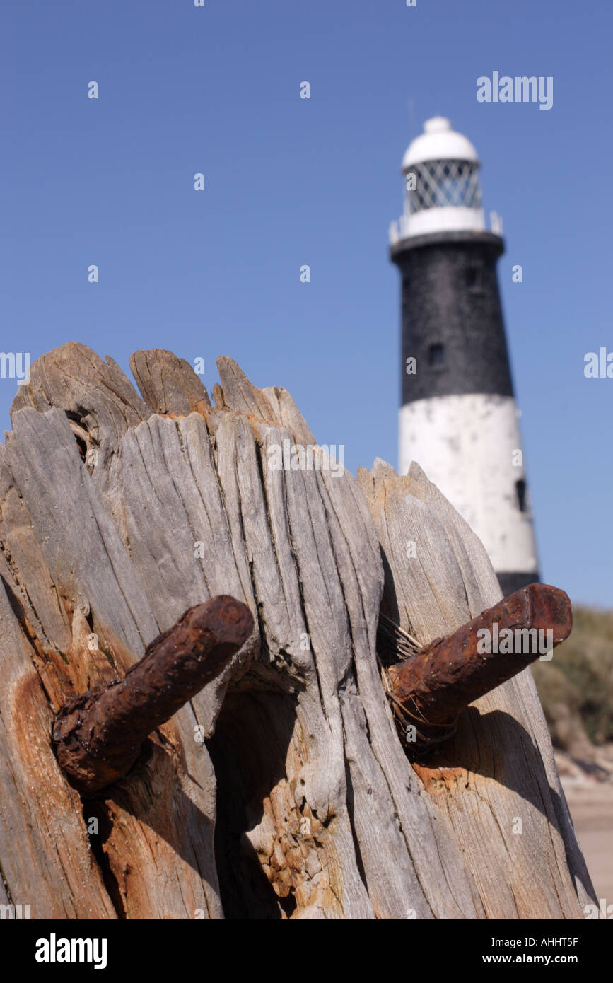 spurn point lighthouse Stock Photo - Alamy