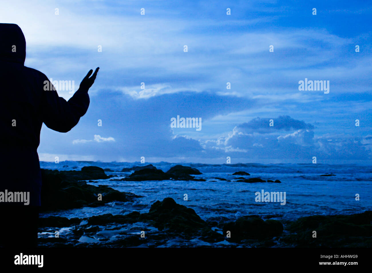 Worship at seashore Stock Photo - Alamy