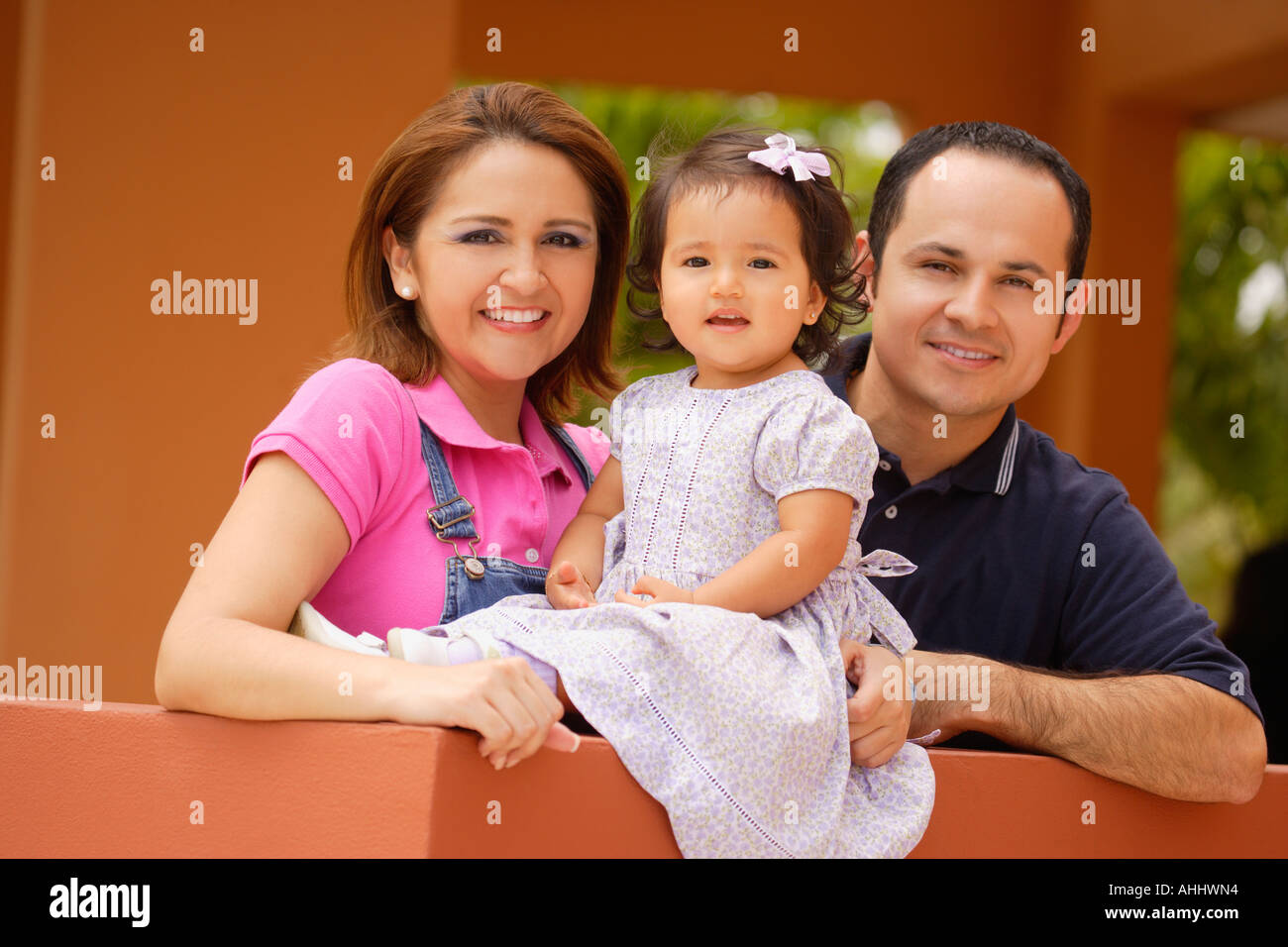 Hispanic Family Portrait Stock Photo - Alamy