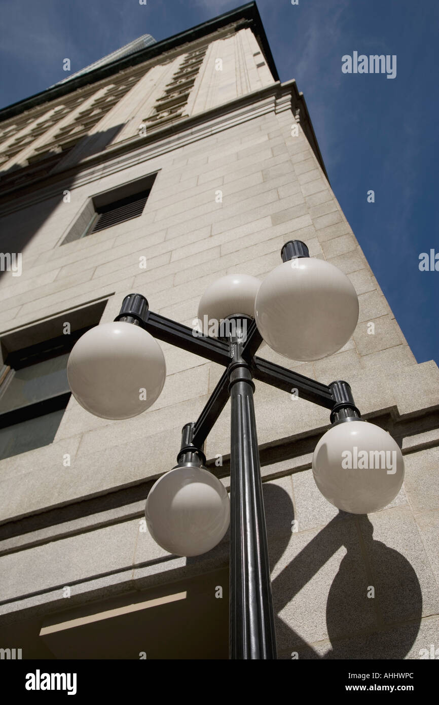 Street lamp and building Stock Photo - Alamy