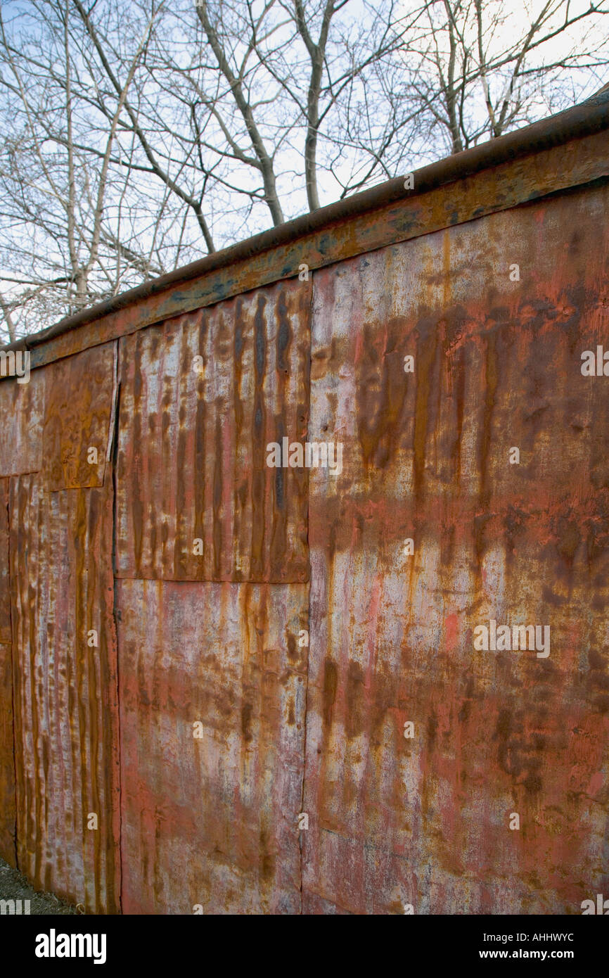 Wall of rust Stock Photo - Alamy