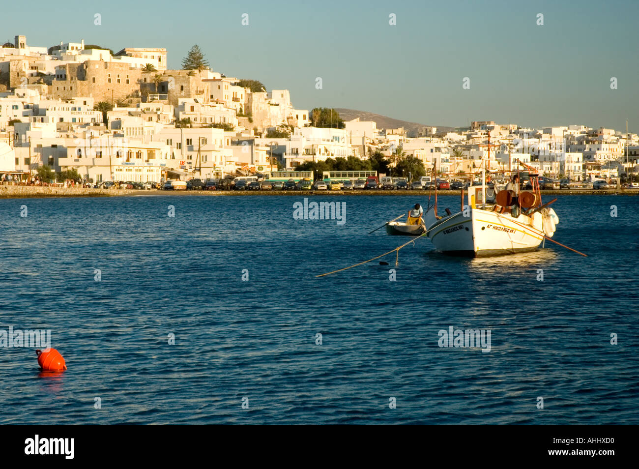 Naxos Town Naxos Cyclades Greek Islands Greece Stock Photo - Alamy